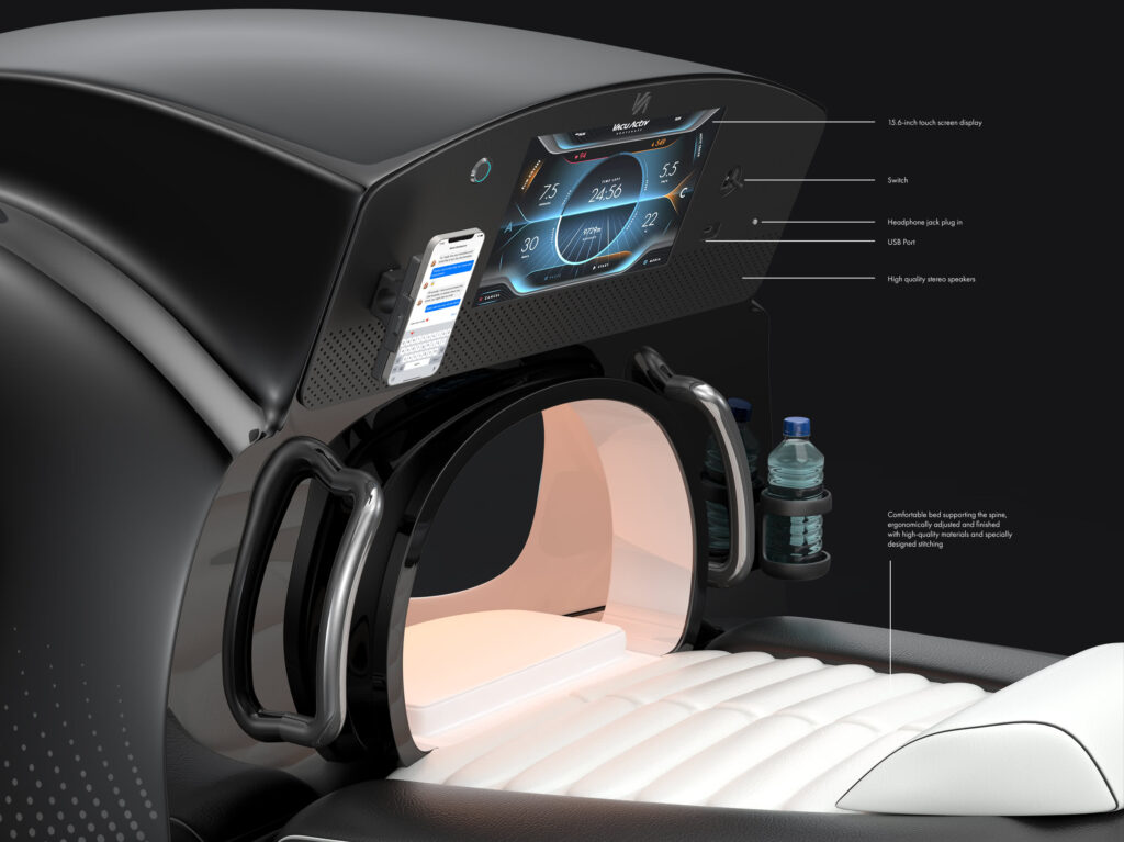 Infrashape Horizontal - Horizontal vacuum recumbent bike
