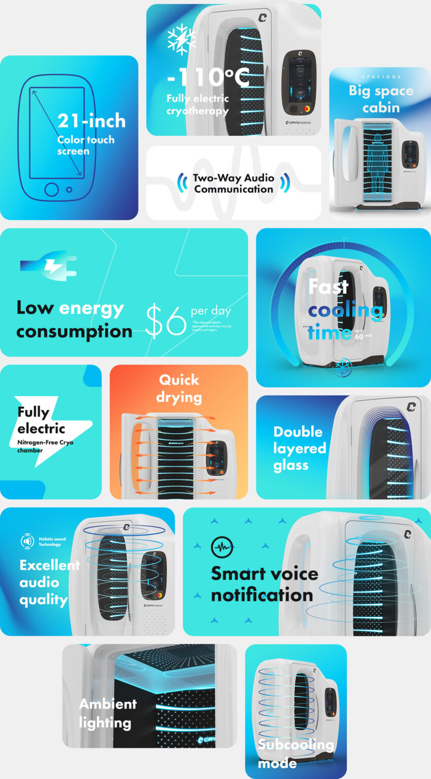 Cryo Hybrid - Electric cryotherapy chamber