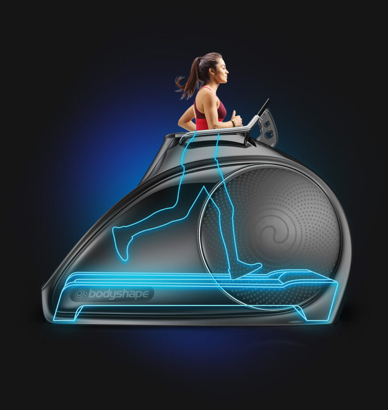 Bodyshape - Vacuum treadmill combined with infrared heating therapy