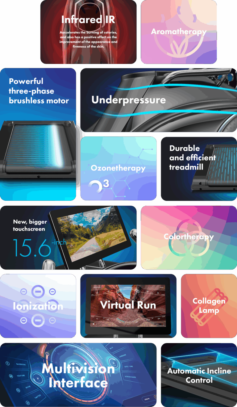 Bodyshape - Vacuum treadmill combined with infrared heating therapy