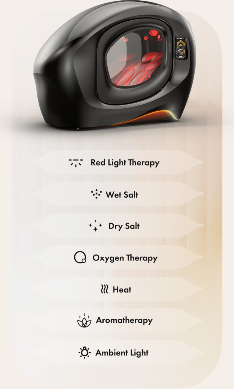 Halo ReNew Longevity Capsule - Wellness Pod | Dry & Wet Salt, RLT ...